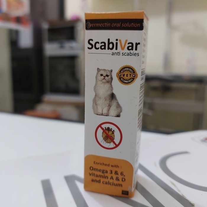 Jual SCABIVAR 10ML ORAL - OBAT SCABIES KUTU KUCING | Shopee Indonesia