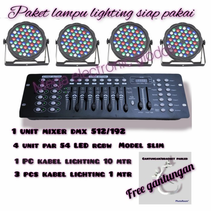 Jual paket lighting studio panggung murah | Shopee Indonesia