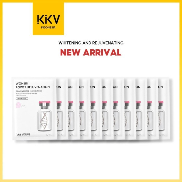Jual KKV Wonjin Effect Power Rejuvenation Mask Masker Wajah 30g*10pcs ...