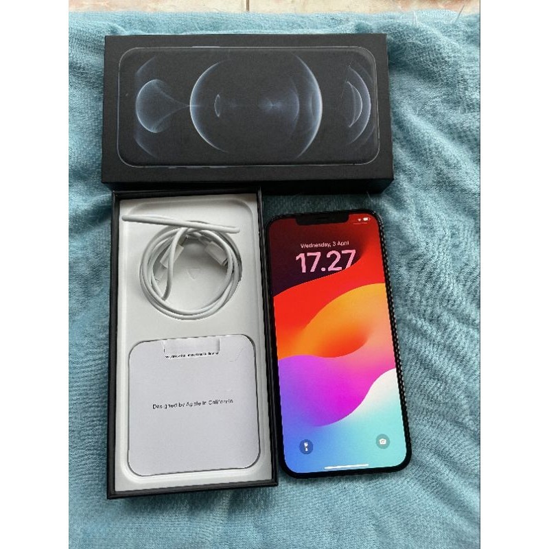 Jual IPhone 12 Pro Max 256GB iBox Graphite BH 87% MULUS NO MINUS ...