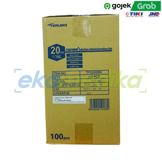 Jual New Stok// Infuset Dewasa Terumo Infusion Set Adult Selang Infus ...