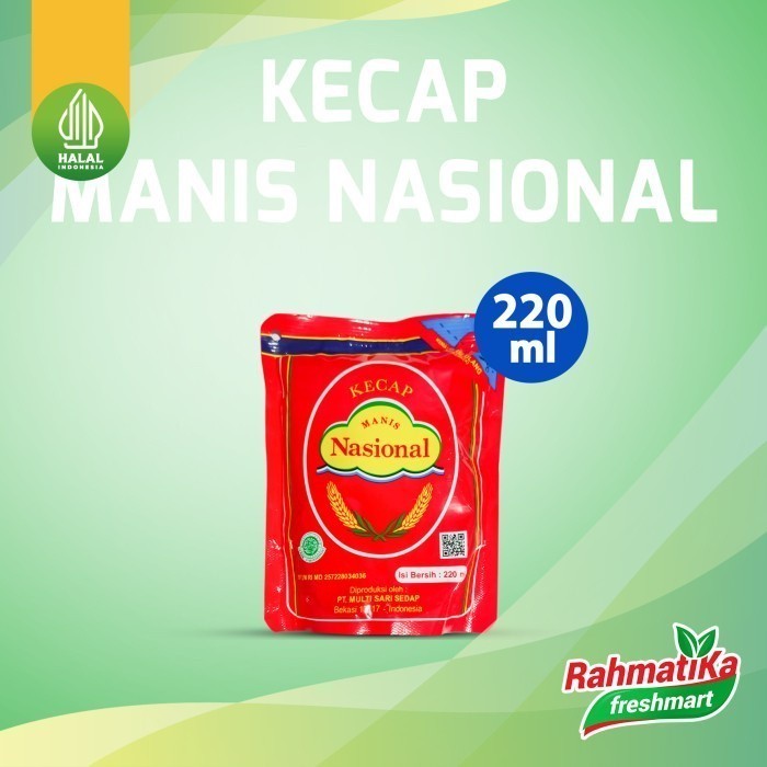 Jual Kecap Manis Nasional 220 ml (Pouch) | Shopee Indonesia