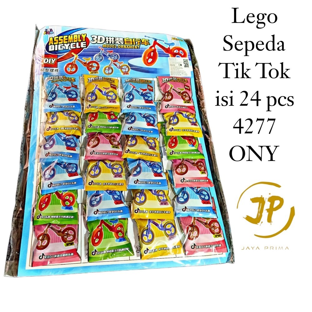 Jual MAINAN ANAK LEGO SEPEDA TIK TOK BKS ISI 24 PCS | Shopee Indonesia