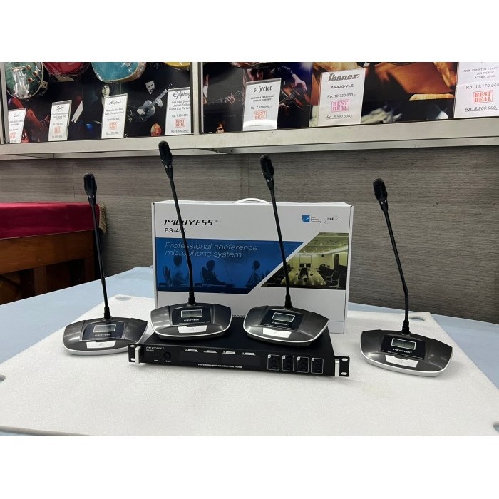 Jual Mirophone Wireless Gooseneck " Mcdyess " Bs 400 / C01 -Isi 4 | Shopee Indonesia