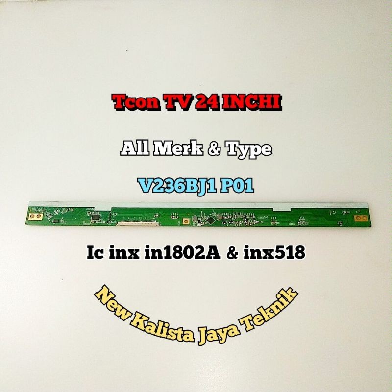 Jual TCON CHIMEI INNOLUX V236BJ1 P01 ORIGINAL TCON 24 INCHI TIKON ...