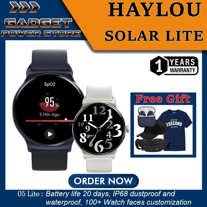 Jual Produk Terbaru Haylou Solar Ls05 Lite Smart Watch Ip68 Sp02 ...