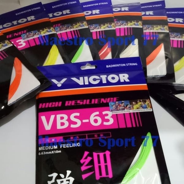 Jual Senar Raket String Badminton Victor VBS-63. | Shopee Indonesia