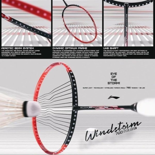 Jual RAKET BADMINTON LINING WINDSTORM 700 SE SPECIAL EDITION | Shopee ...