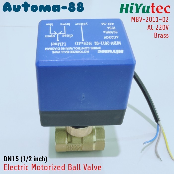 Jual Produk Terbaru Mbv-2011-02 Dn15 Electric Motorized Ball Valve Ac ...