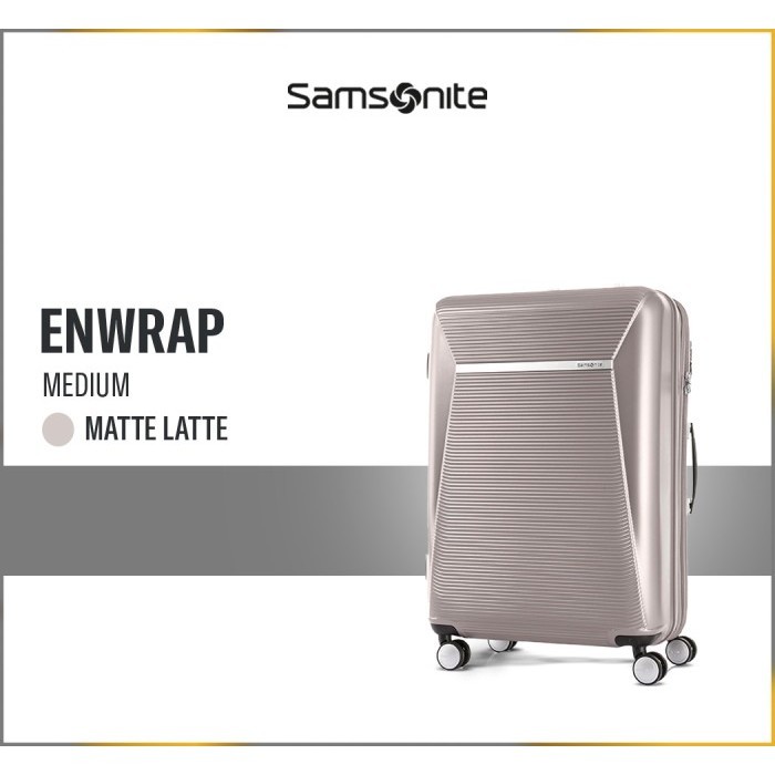 Jual Samsonite Koper Hardcase Enwrap Medium 25inch - Matte Latte ...