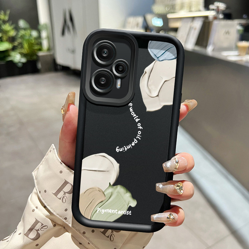 Jual Casing Hp Xiaomi POCO F5 Case hp ponsel Warna macaron putih tua ...