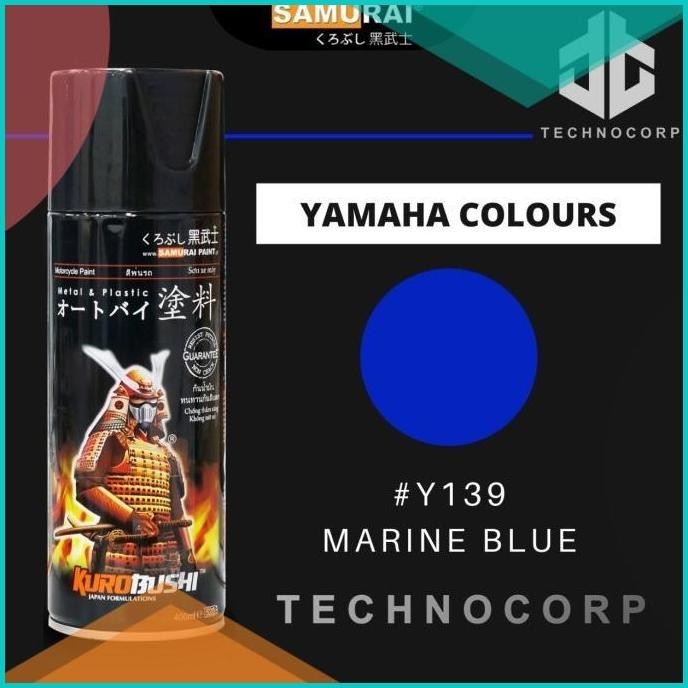 Jual Cat Semprot SAMURAI PAINT Y139 MARINE BLUE / YAMAHA CANDY BLUE ...