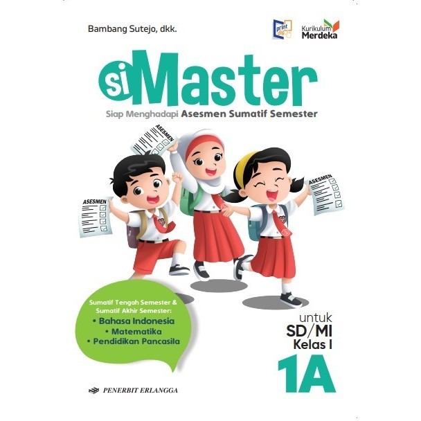 Jual BUKU SOAL SIMASTER UNTUK SD/MI KELAS 1A KURIKULUM MERDEKA (BARU ...