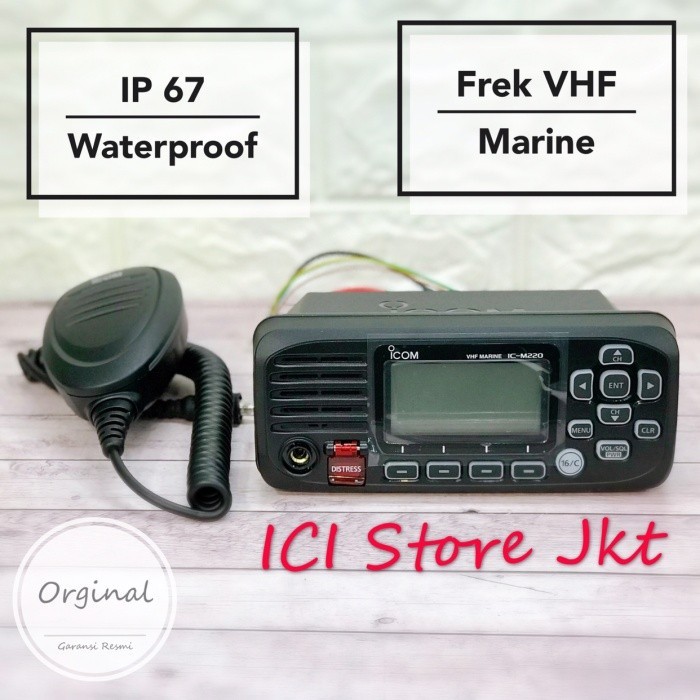 Jual RADIO RIG ICOM IC M 220 / ICOM M220 / ICOM MARINE (ORIGINAL ...