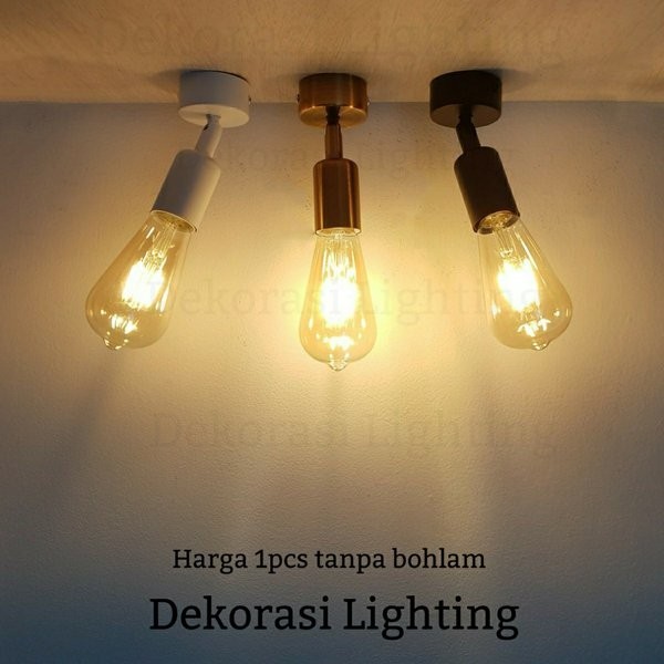 Jual L803 Lampu plafon lampu dinding fiting e27 simple minimalis | Shopee Indonesia