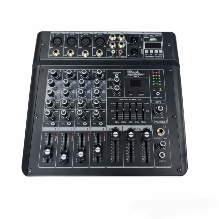 Jual Power Mixer Audio 4 Channel Black Spider Mp-4 Orinal | Shopee Indonesia