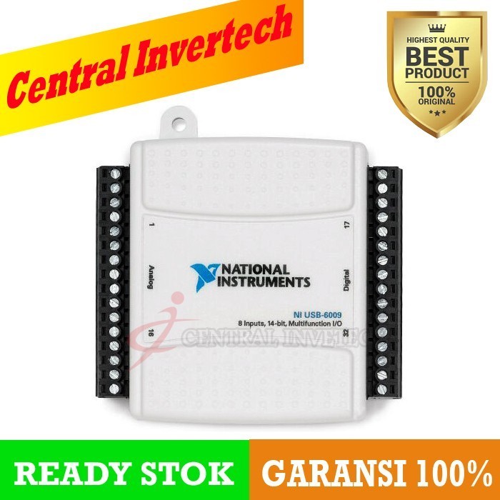 Jual National Instruments USB-6009 Data Acquisition Card NI DAQ ...