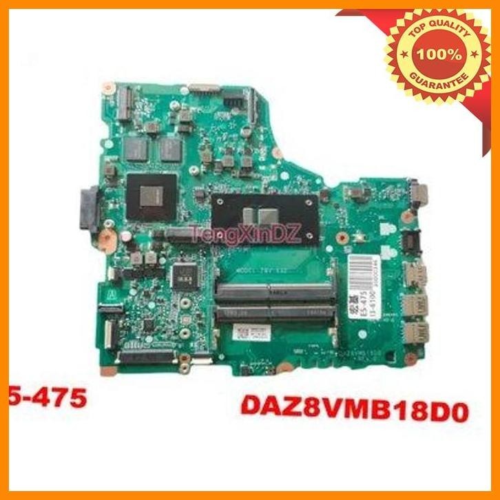 Jual (BK ALIE) ACER E5-475 E5-475G LAPTOP MAINBOARD-DAZ8VMB18D0 MESIN MOTHERBOARD | Shopee Indonesia