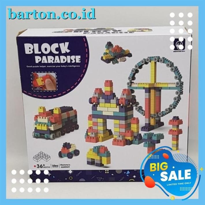 Jual BLOCK PARADISE SUSUN BALOK BRICKS TAMAN BERMAIN ASAH OTAK MOTORIK BOX HEMAT !! | Shopee ...