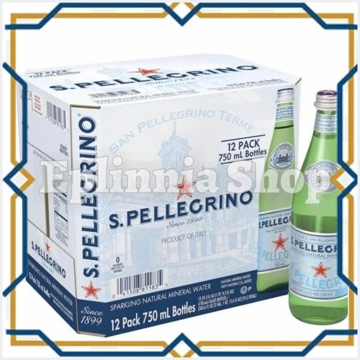 Jual [EPL] S.PELLEGRINO SPARKLING NATURAL MINERAL WATER 750 ML 12 SPELLEGRINO | Shopee Indonesia