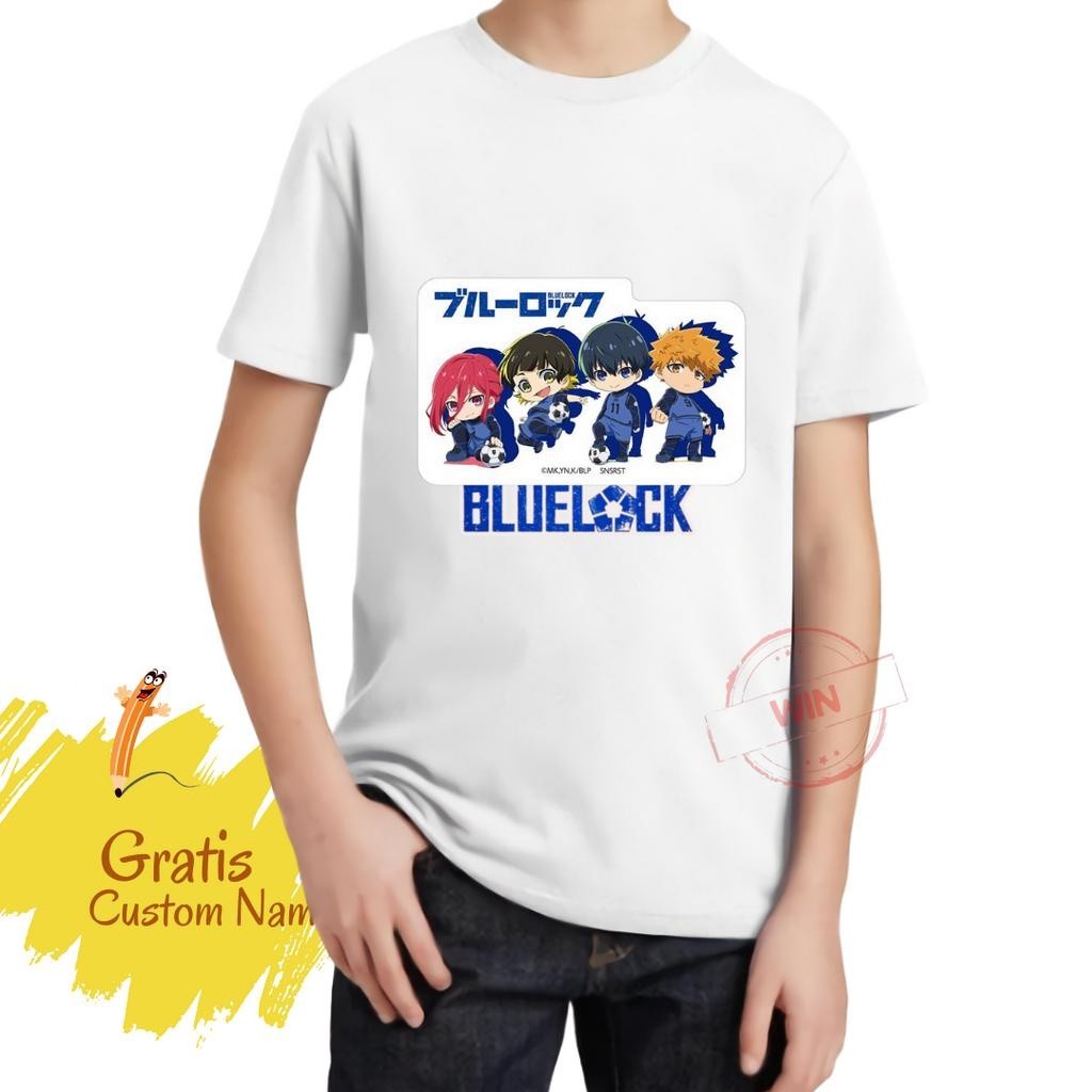 Jual Baju Kaos Anak Anime Blue Lock / Baju Anime Blue Lock | Shopee ...