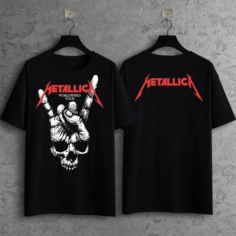 Jual New Style Metallica 25 Hot Rock Band T-Shirt Baju Pria T-shirt ...