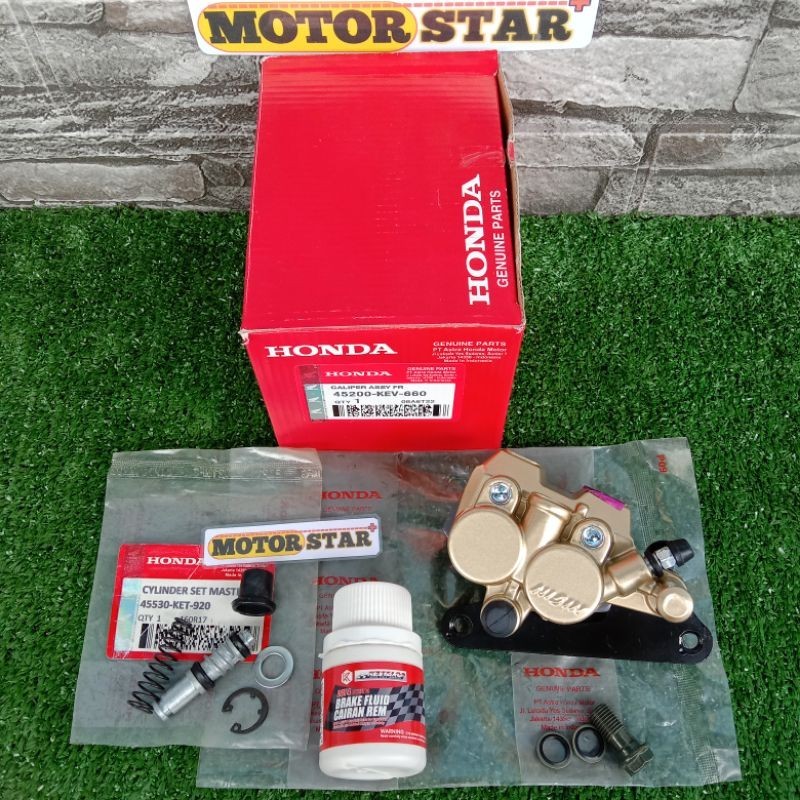 Jual Seal Master+Minyak+Kaliper/Pala Babi Depan Supra X Lama Kharisma Fit New Revo Lama Supra X ...
