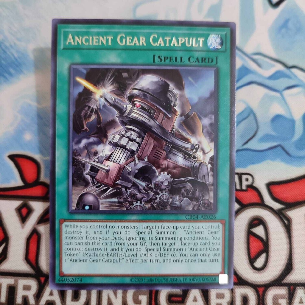 Jual yugioh AE ancient gear catapult CR04-AE026 R original | Shopee ...