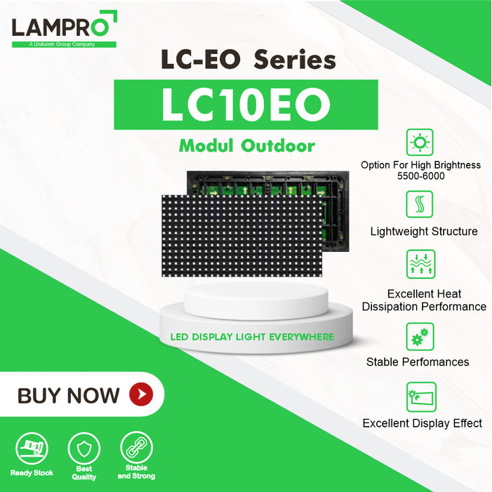Jual PANEL MODUL VIDEOTRON P10 OUTDOOR LC-EO SERIES-LAMPRO (UNILUMIN ...