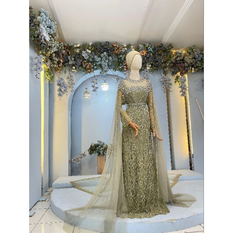 Jual NEW GAUN SLIM DUYUNG PREMIUM PAYET SROSKY//GAUN MODERN//GAUN SLIM ...