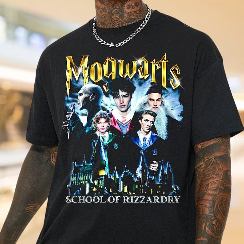 Jual Kaus Sekolah Mogwarts Rizzardry Kaus Mewing Looksmaxxing Kaus ...