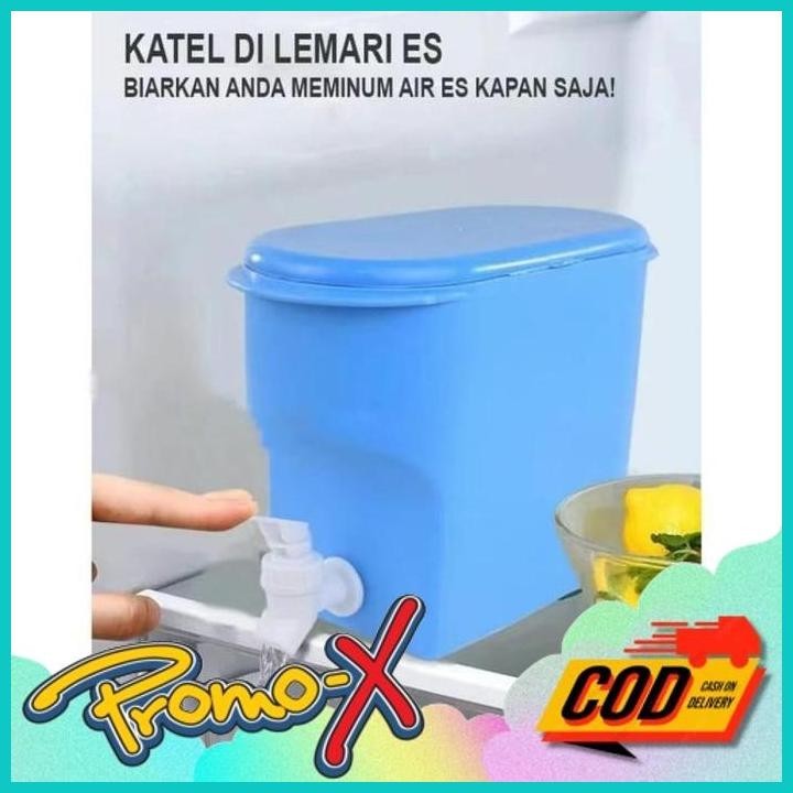 Jual Dispenser Air Jus Kulkas Teko Minuman 3.5 Liter Anti Tumpah Jug ...