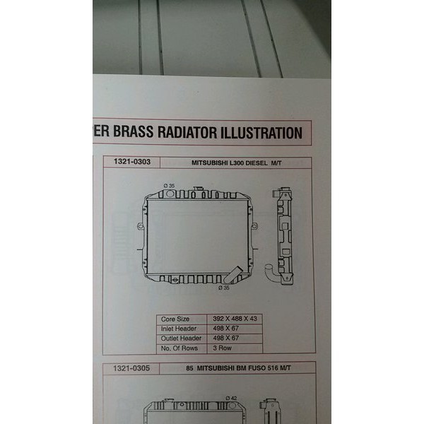 Jual RADIATOR MITSUBISHI L300 DIESEL BAHAN TEMBAGA KUNINGAN | Shopee ...