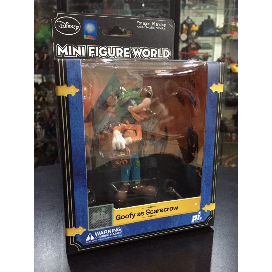 Jual Disney Mini Figure World Goofy Scarecrow Halloween Series | Shopee ...