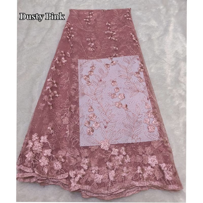 Jual Kain Brokat Meteran / Kain Tile Mutiara / Kain Tile Motif / Kain ...