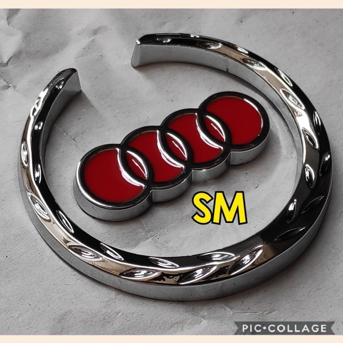 Jual satu buah emblem padi logo audi akyrafif55 | Shopee Indonesia