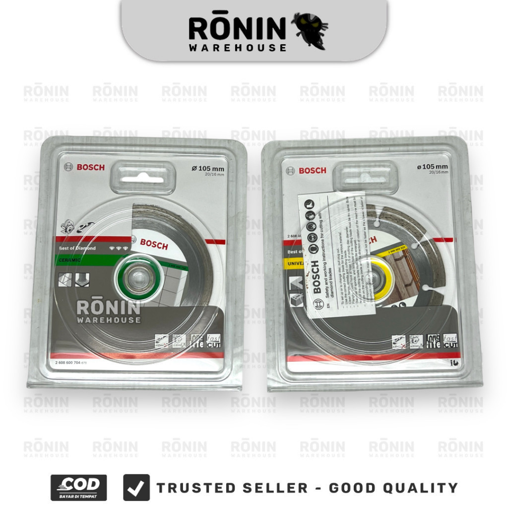 Jual BOSCH diamond wheel 4 " inch basah wet kering dry Cutting Disc ...