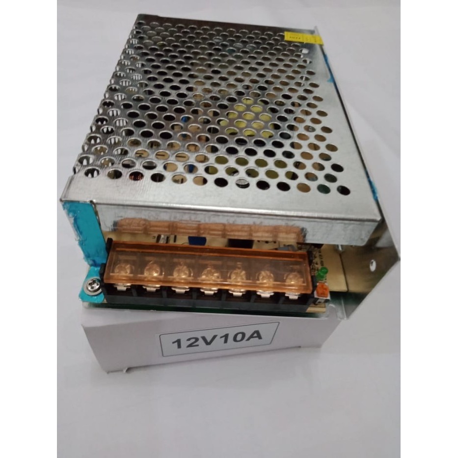 Jual Adaptor 12V 10A Power Supply Switching LED Jaring 10 A 12 V DC KECIL | Shopee Indonesia