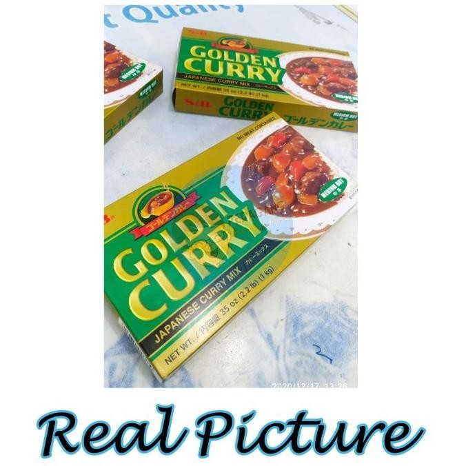 Jual S&B Golden Curry 1Kg Medium Hot | Kari Blok | Kari Jepang | Shopee ...
