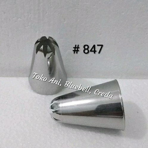 Jual Ateco Closed Star Pastry Piping Tip # 847 / Ateco Spuit Bunga ...