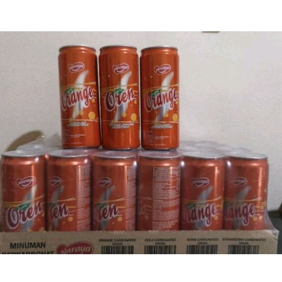 Jual NARAYA ZESTY ORANGE SOFT DRINK MINUMAN SODA RASA JERUK 325Ml ...