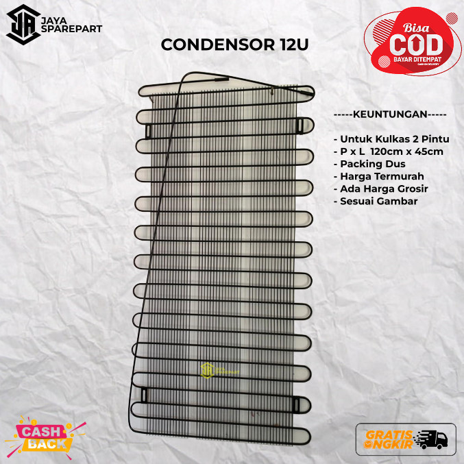 Jual Open DS] CONDENSOR 12U KONDENSOR KULKAS 2 PINTU 12U UNIVERSAL ...