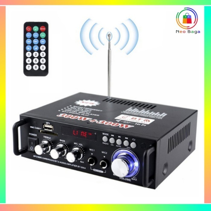 Jual Bluetooth Eq Audio Amplifier Karaoke Home Theater Fm Radio 600W ...