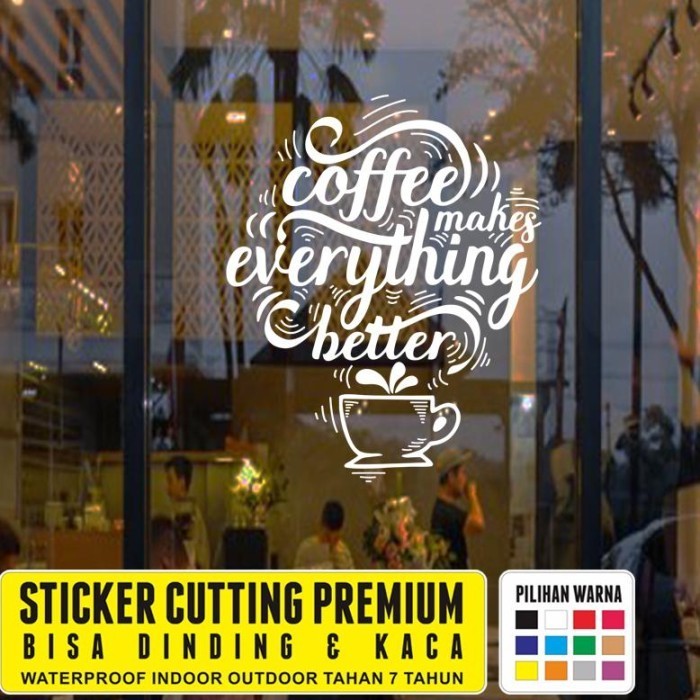 Jual Stiker Kaca Cafe Kopi Coffee Shop Kaca Dinding Cutting Sticker ...