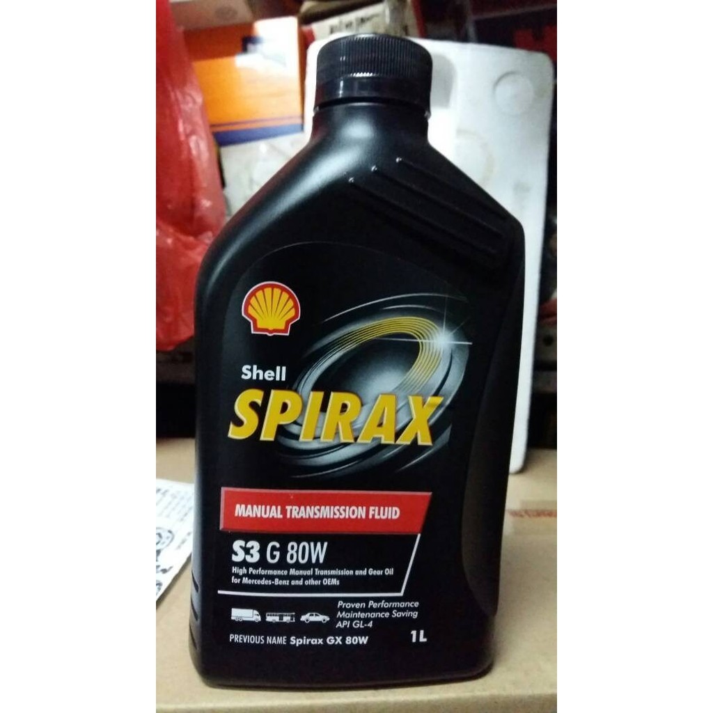 Jual Shell Spirax S3 G 80W Oli Transmisi Manual Gardan Gearbox 1 L ...