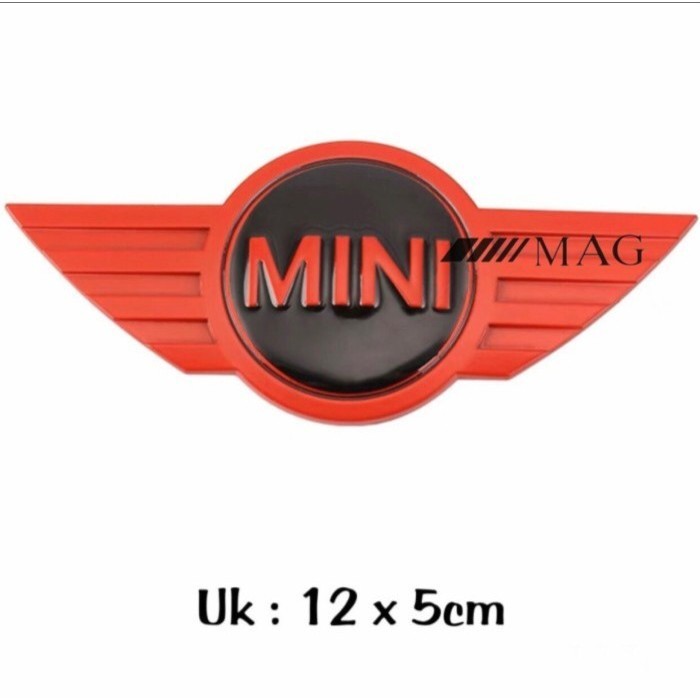 Jual Emblem Badge Sticker Mini Cooper Emblem 3D Coopers Bahan Metal ...