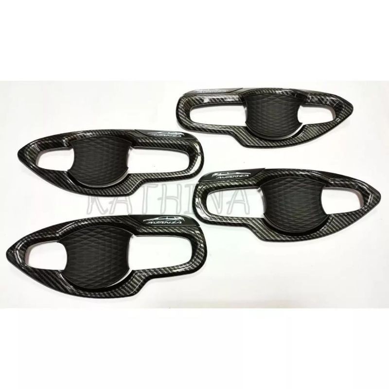 Jual Outer cover mangkok pintu mobil toyota all new avanza 2022 karbon ...