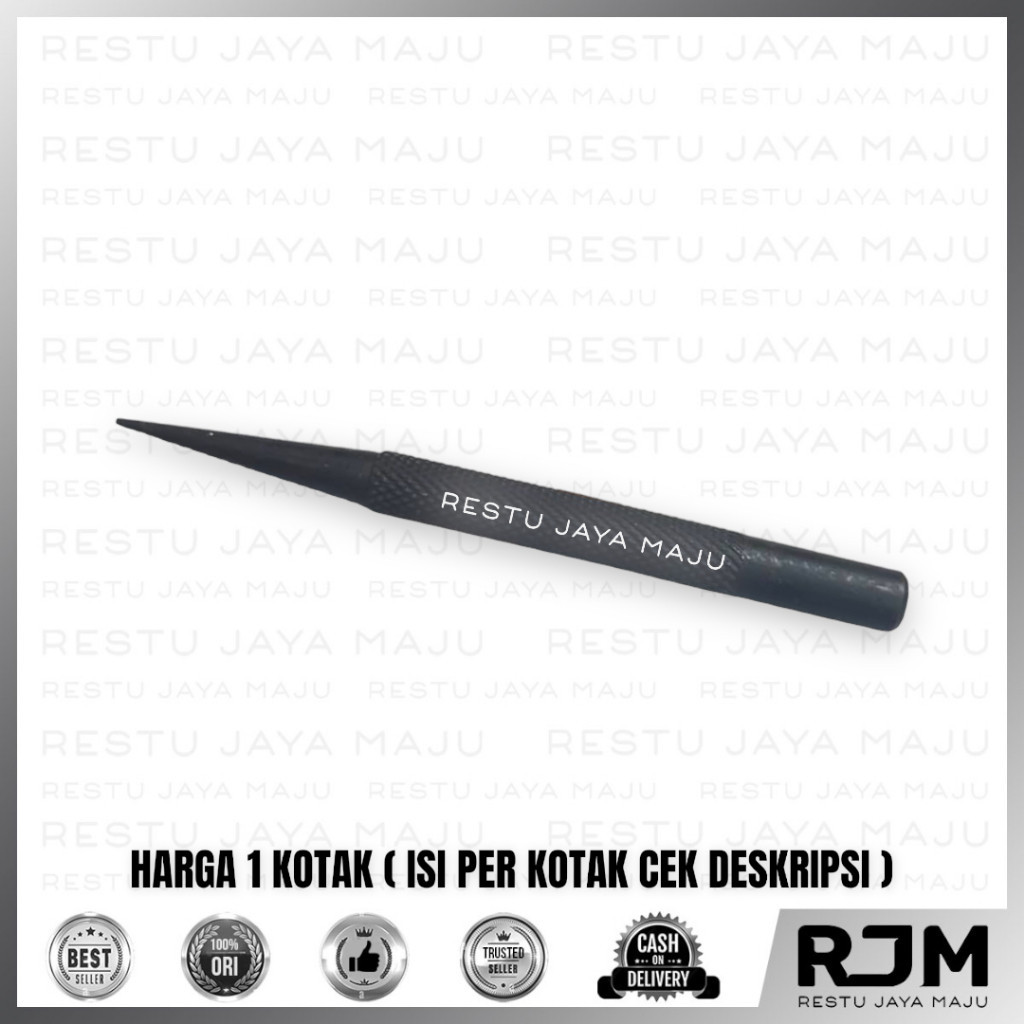 Jual [12 pcs] MASSAKI Drip Center Punch Alat Penanda Titik Bor Besi ...