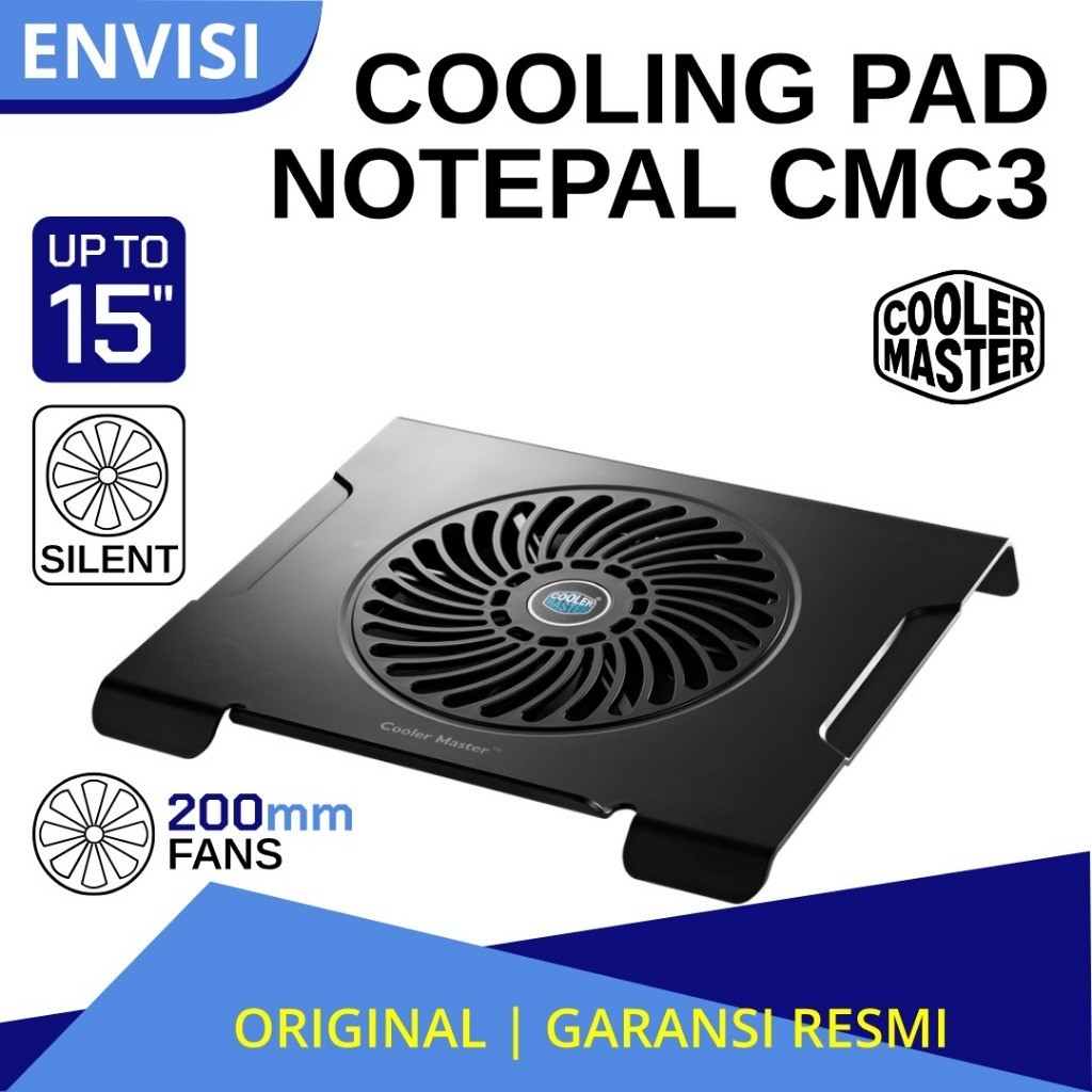 Jual Cooling Pad Cooler Master Notepal CMC3 Silent 13" 14" 15" Laptop ...