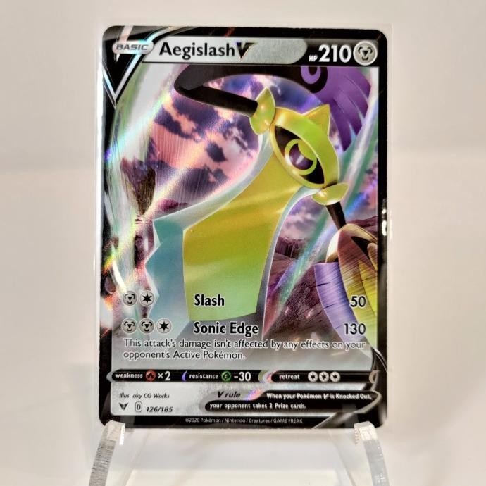 Jual AEGISHLASH V #126 - Vivid Voltage - Pokemon TCG English | Shopee ...